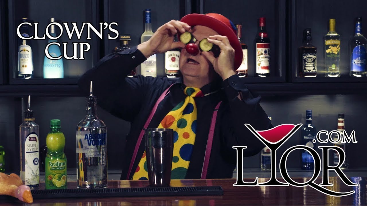 Liqr - How to Make a Clown's Cup with Clown Joey! - YouTube