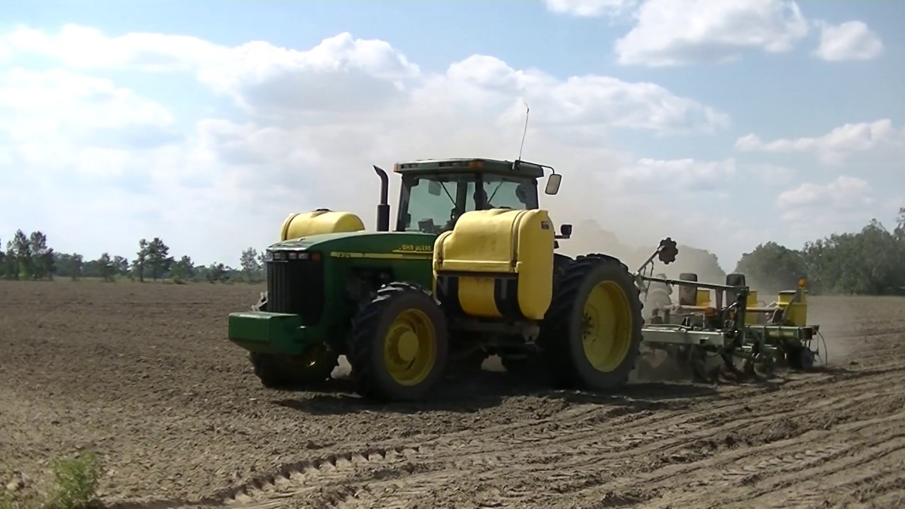 JOHN DEERE 8310 WITH KMC RIP N STRIP PLANTING COTTON. McKELVY FARMS ...