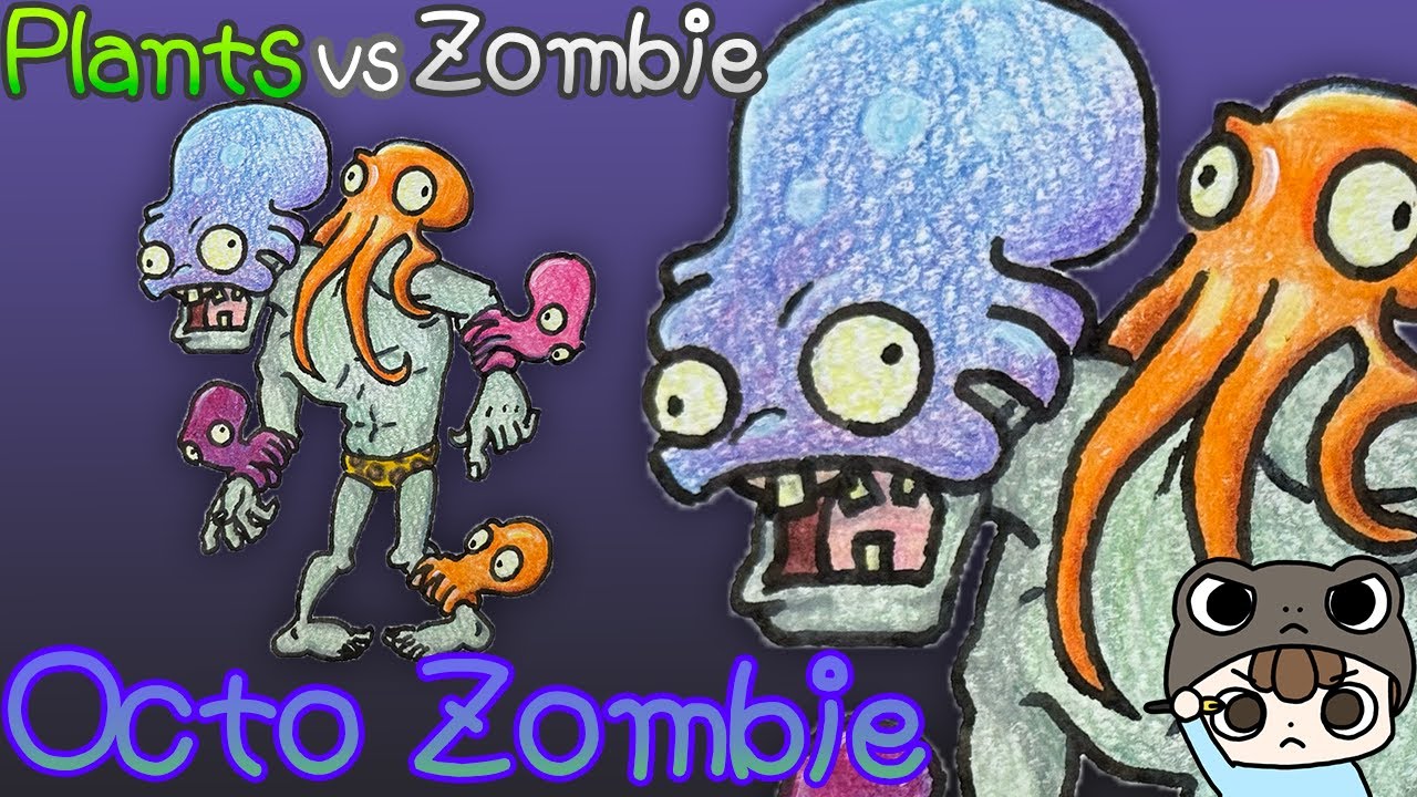 【Plants vs. Zombies】How to draw Octo Zombie | step by step - YouTube