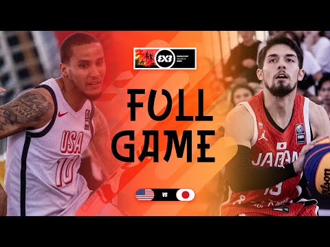 USA 🇺🇸 vs Japan 🇯🇵 | Men | Full Pool Game | FIBA 3x3 World Cup 2025 | 3x3 Basketball
