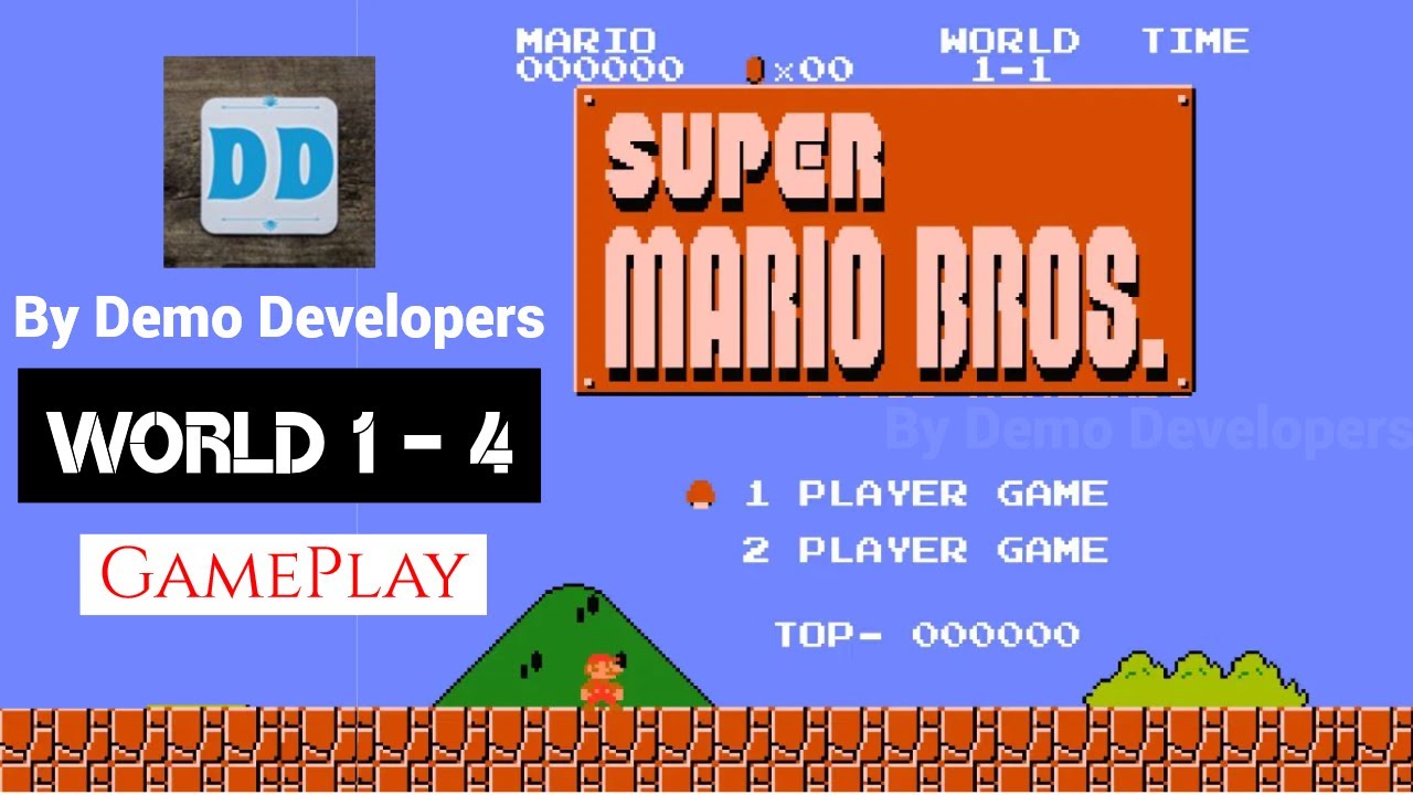 Super Mario Bros GamePlay Full Video In The World 1-4 - YouTube
