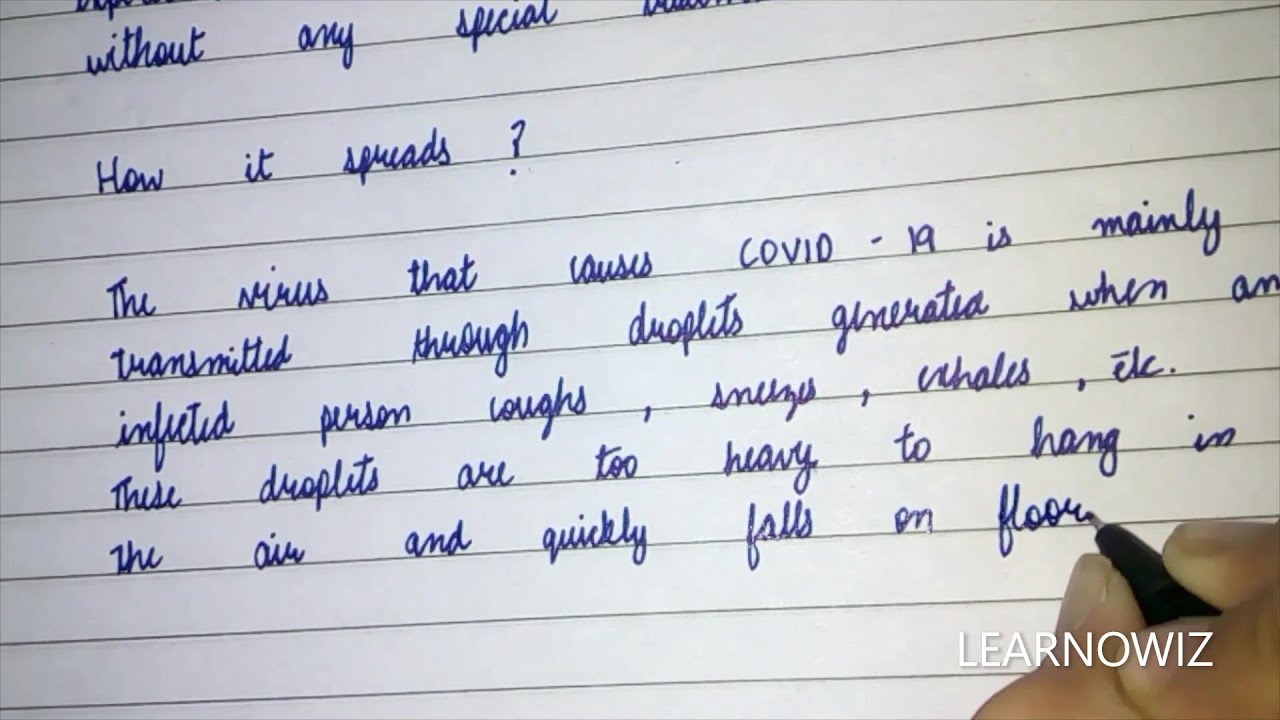 Write an essay on Covid - 19 (Corona Virus) || Write a few lines on ...