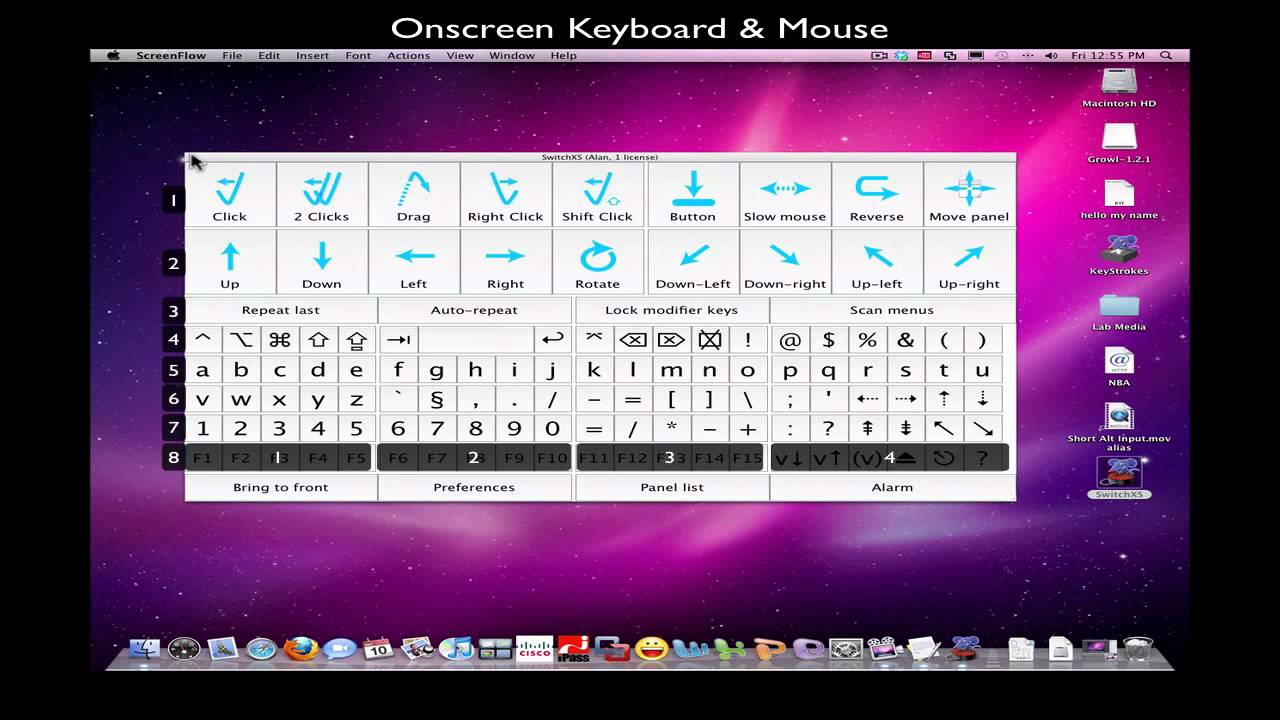 Single Switch (Part 1): Onscreen Keyboard & Mouse - YouTube