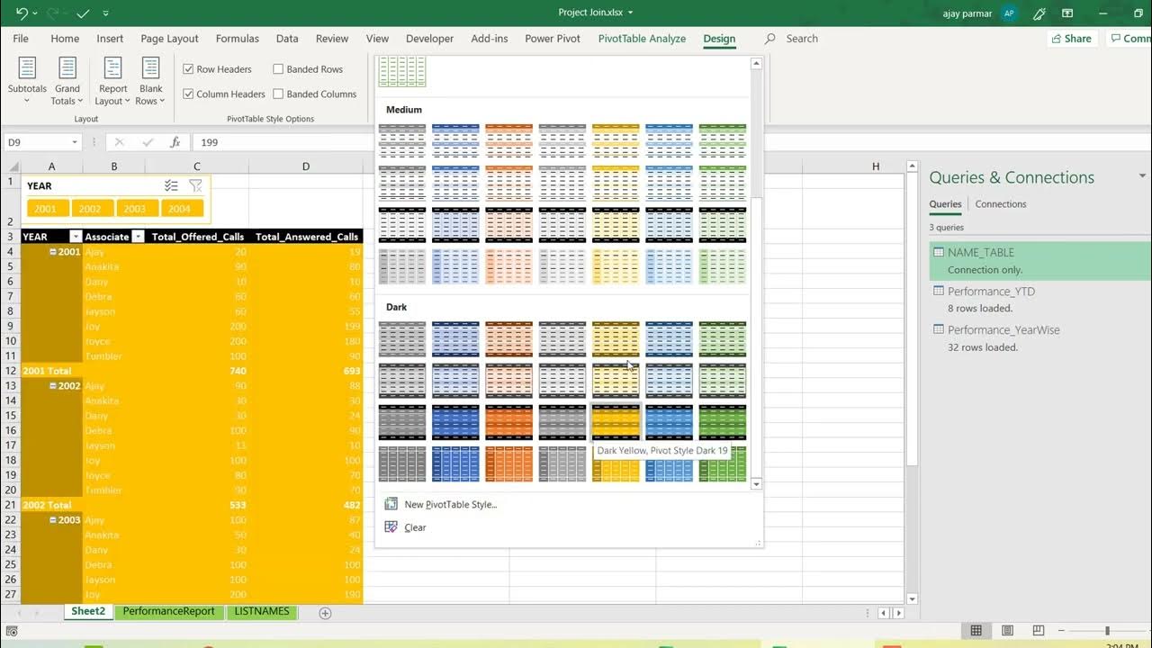 Powerquery Lecture 15 - Project using JOINS- English Language - YouTube