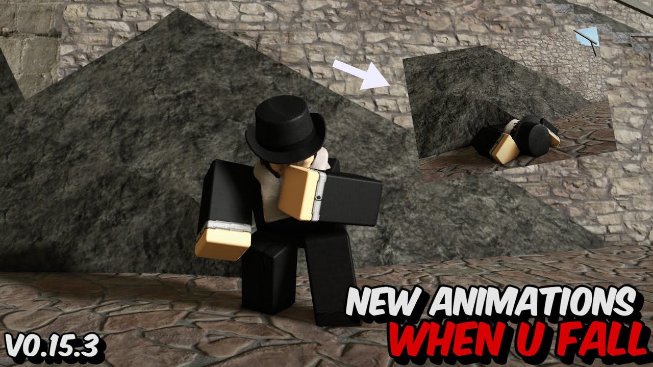 New animations when u fall from high place! - YouTube