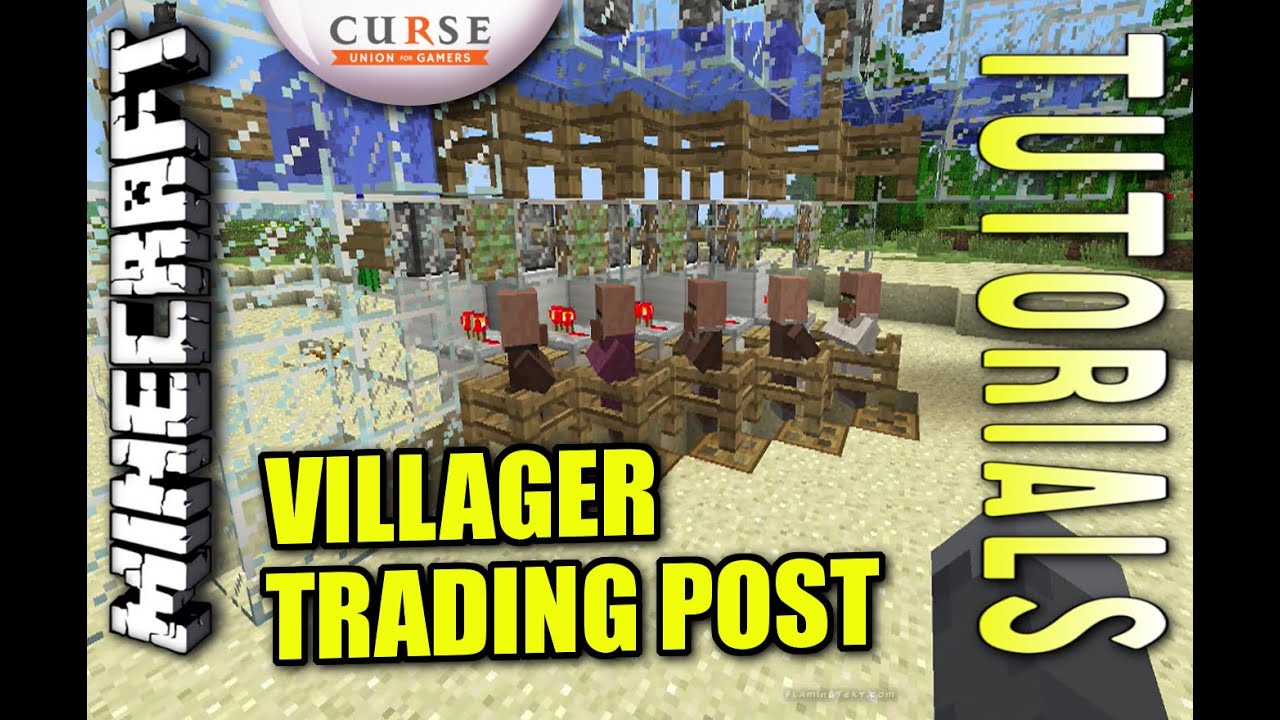 Minecraft PS4 - VILLAGER TRADING POST - AUTOMATIC - How To - Tutorial ...