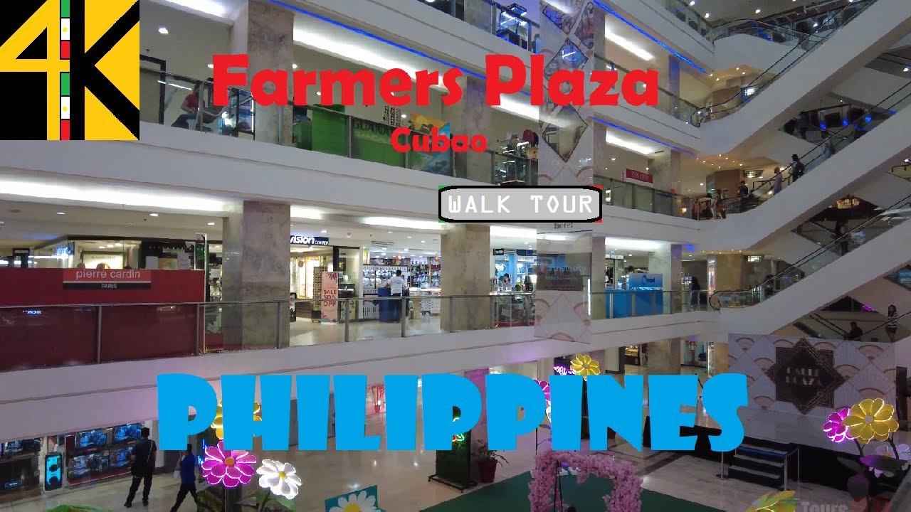 4K | Farmers Plaza Walk Tour Cubao Metro Manila Philippines - YouTube
