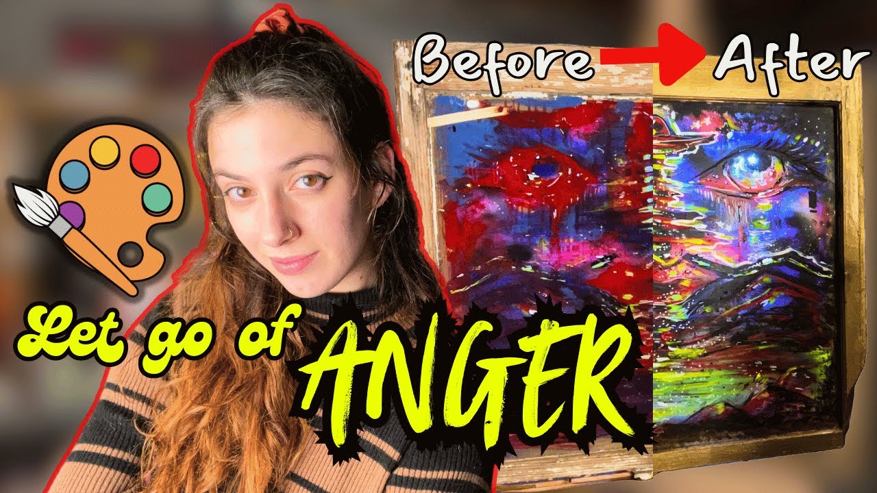 Transforming Anger Into Art: Before & After Glass Painting! - YouTube
