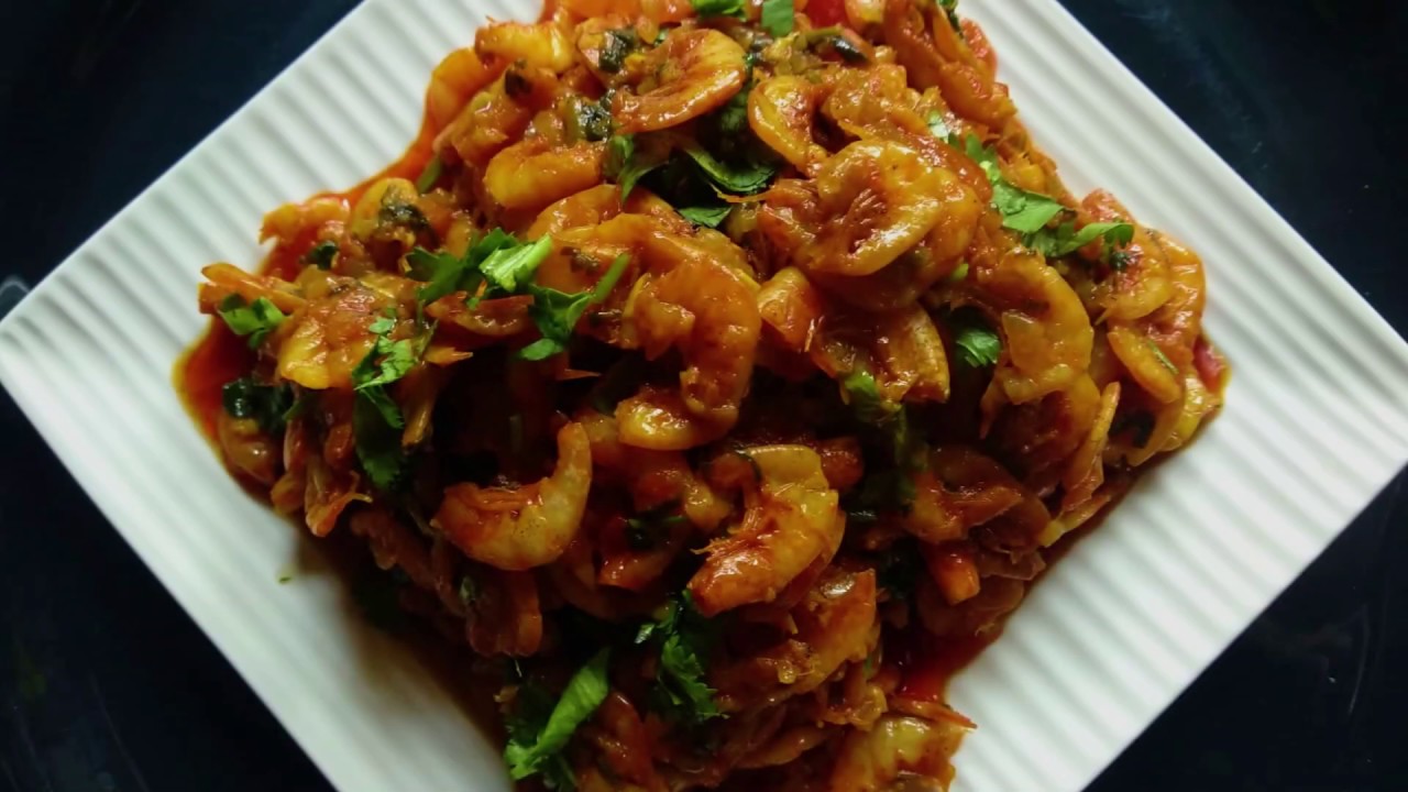 आगरी सुकट | Aagri Sukat | Spicy Sukat Recipe | Dry Prawns | Recipe ...