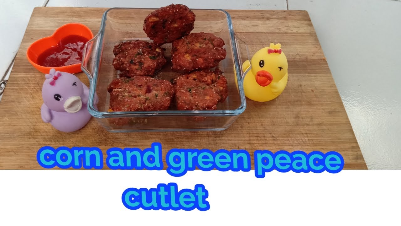 Sweet corn and green peace cutlet in Tamil|கட்லட்|nalamdhana - YouTube