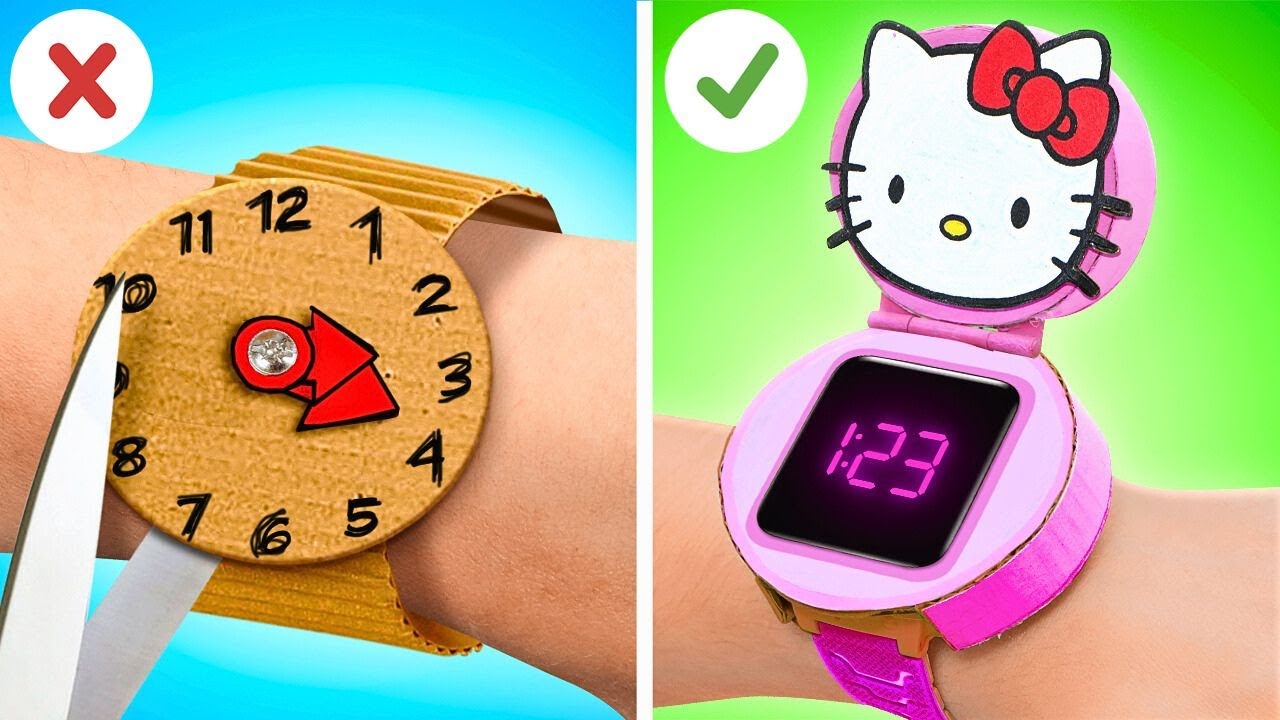 Fun and Genius Craft FROM CARDBOARD! Funny Art Hacks You Need to Try ...