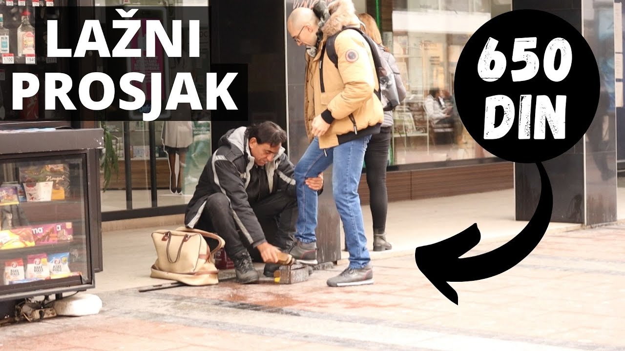 LAŽNI PROSJAK - prvo traži samo 1 cigaru, a onda kaže da njegova usluga ...