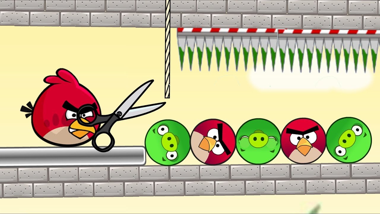 Angry Birds Piggies Out - RESCUE THE BIRD AND KICK ROUND PIGS! - YouTube
