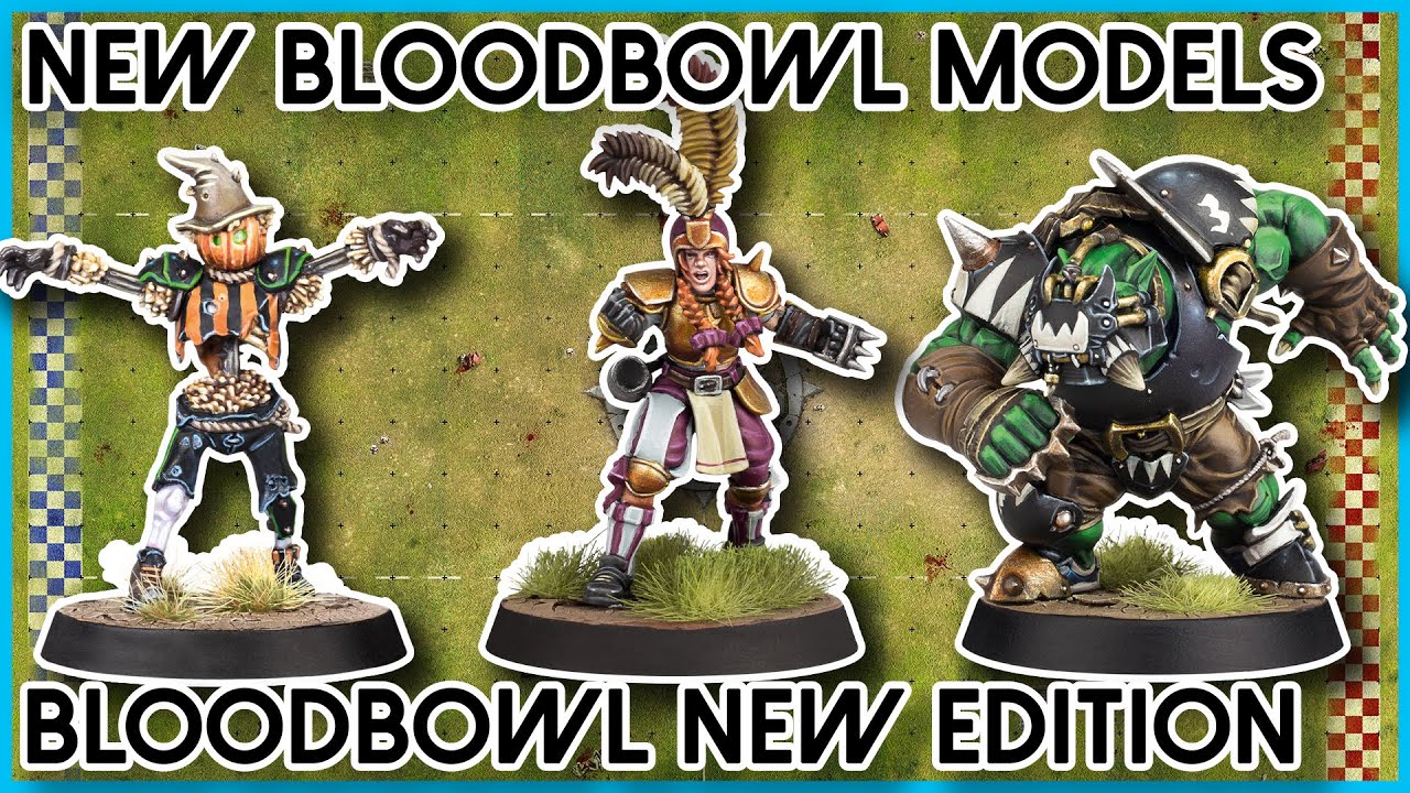 New Bloodbowl models and new edition reveal - YouTube