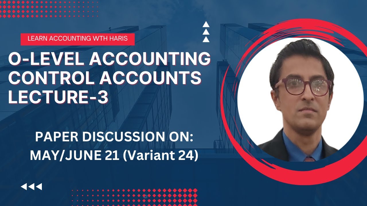 O level Accounting Control Account Lec 3 YouTube O level Accounting Control Account Lec 3 YouTube
