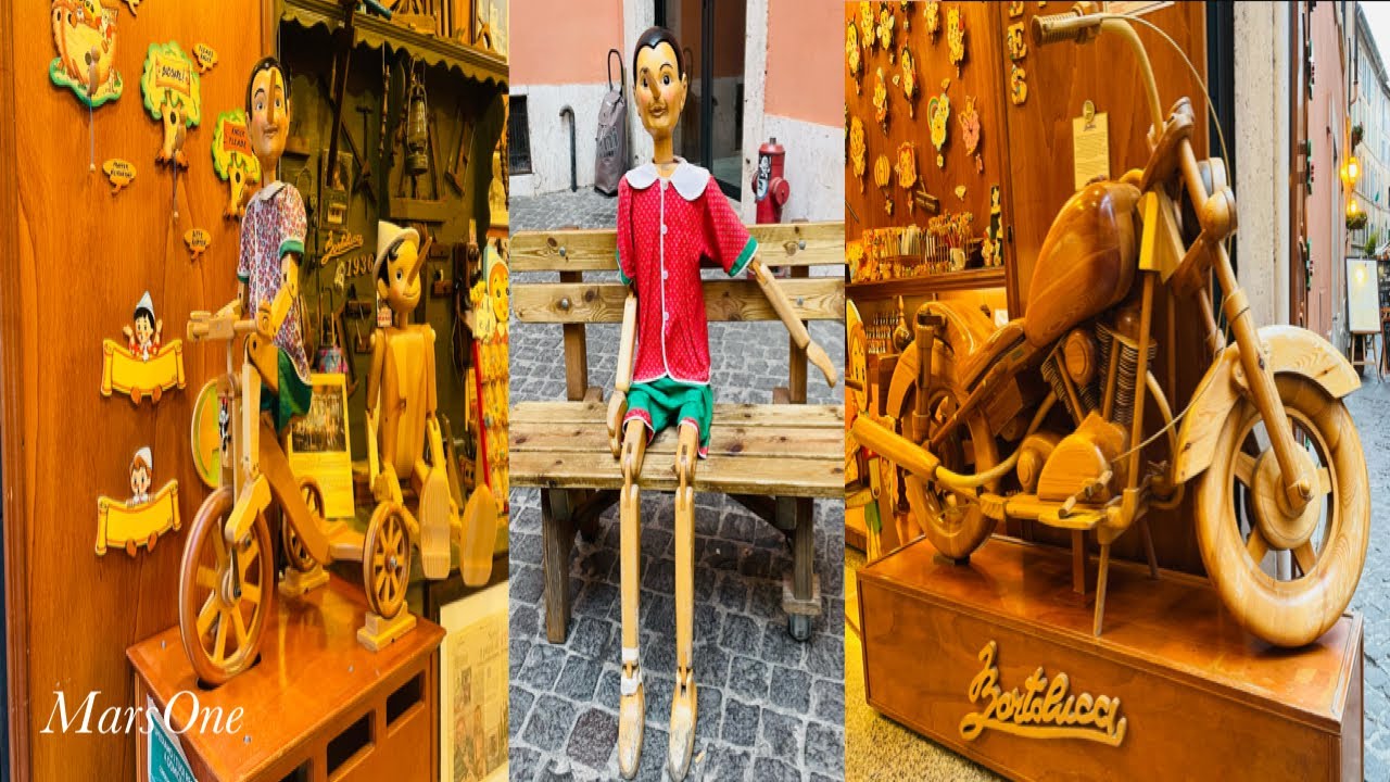 🇮🇹Unique Gift Shop - Pinocchio World |Bartolucci Toy Store in Colonna ...