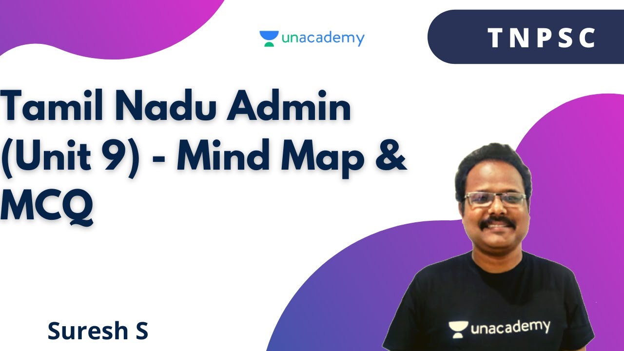 Tamil Nadu Admin (Unit 9) - Mind Map & MCQ | Suresh Sampath | Ungal ...