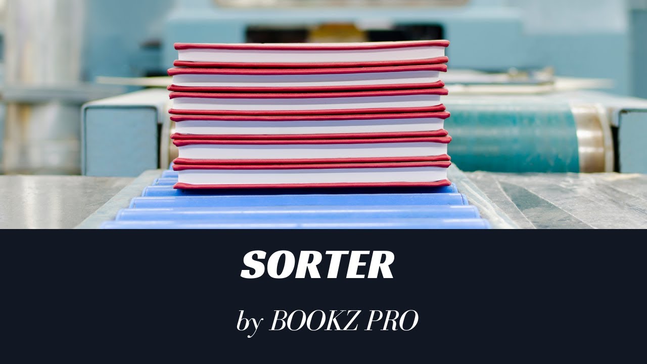 Bookz Pro - Sorter Tutorial - YouTube