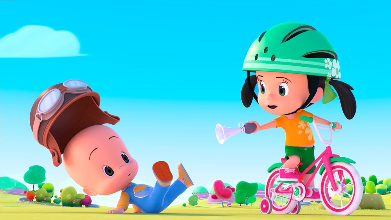 LEARNING TO RIDE | Cleo & Cuquín Episodes - YouTube