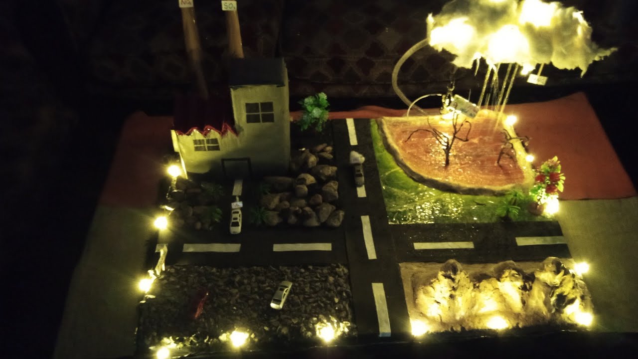 acid rain project ...science project - YouTube