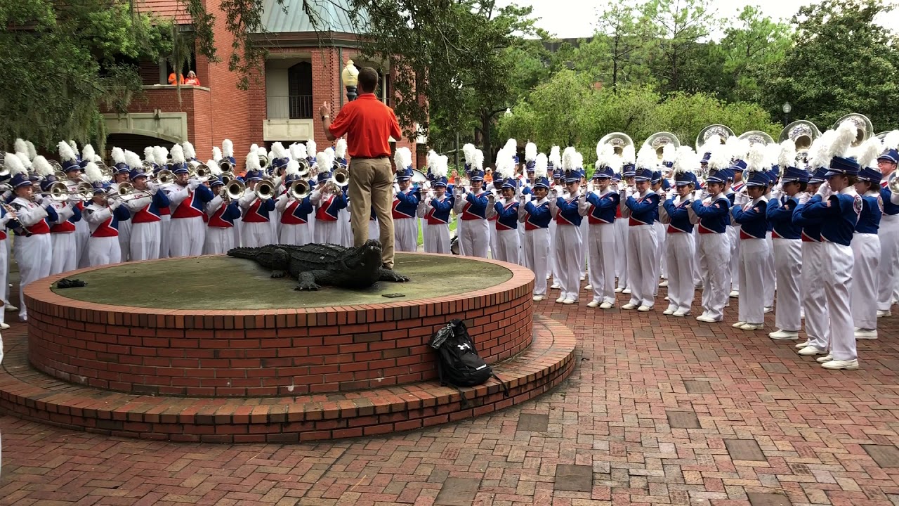UF Gator Marching Band 09/08/18 - Around the Gator National Anthem ...