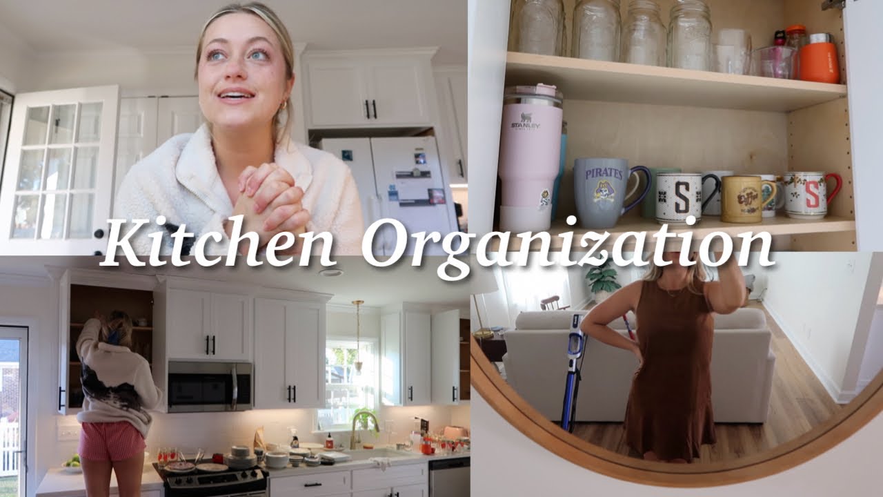 Home Vlog: major kitchen organization, days in the life! - YouTube