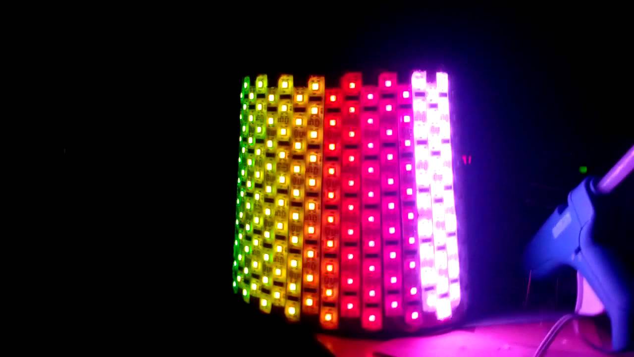 LED Top Hat - 190 LEDs on 400 ... - YouTube