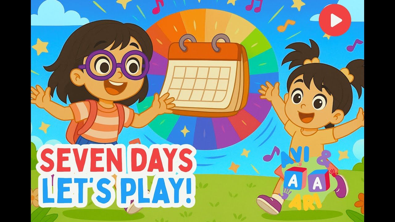 Seven Days, Let’s Play! 🎉 | Days of the Week Song for Kids with Avi ...
