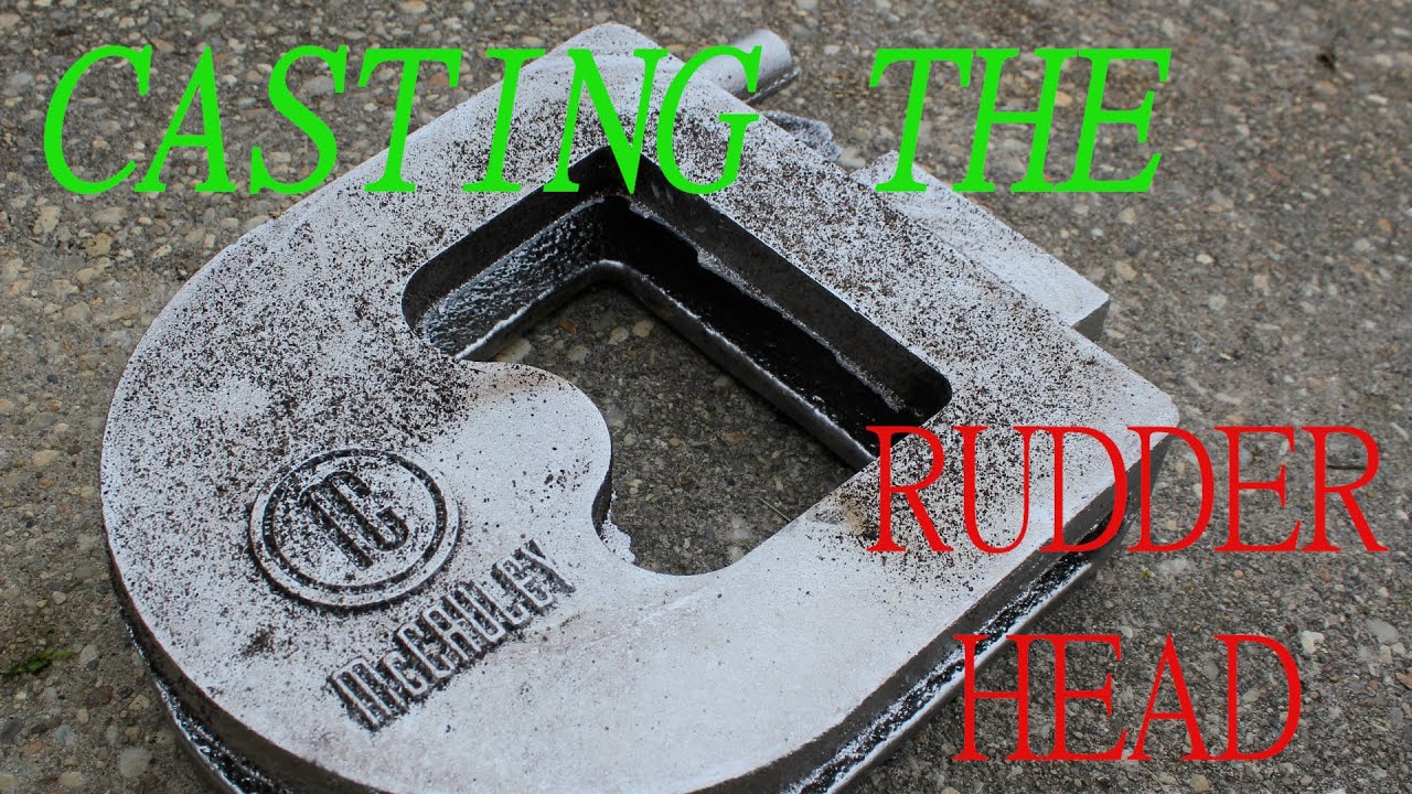 Casting The Rudder Head: Sailing Dinghy Rebuild PART 1 - YouTube