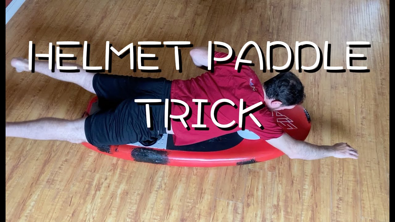 Helmet Paddle Trick - Safety Tip - Wingfoiling - YouTube