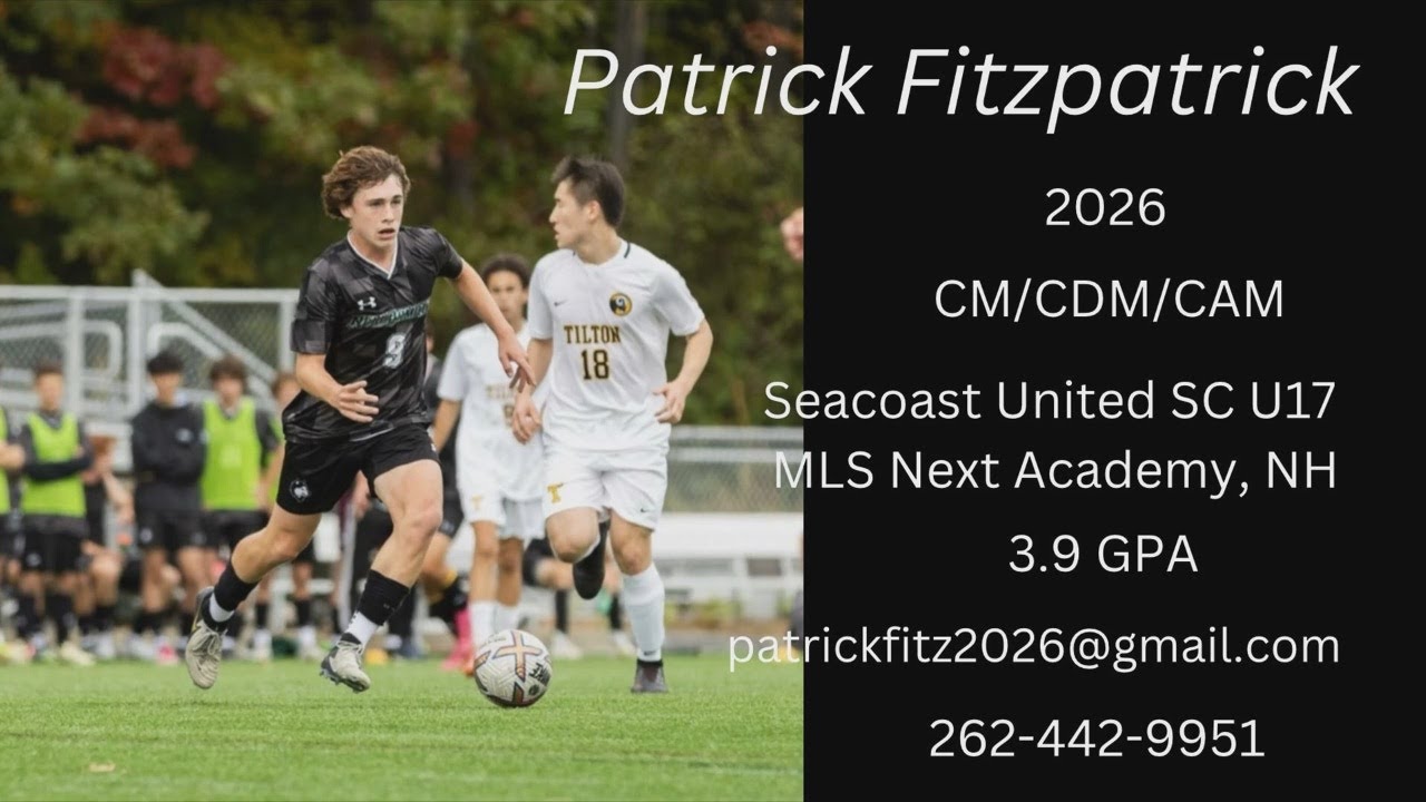 Soccer (M) | CAM/CM Patrick Fitzpatrick | Wagner&Woolf 2026 - YouTube
