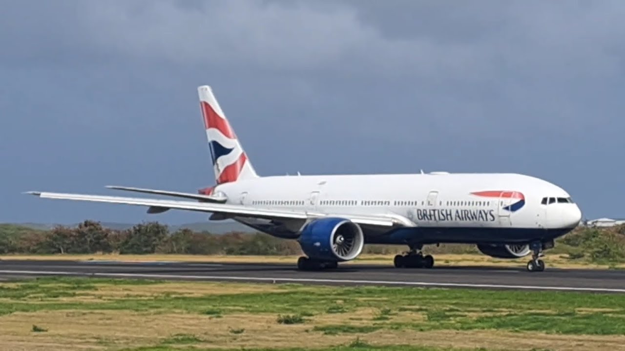British Airways b777-200er (GE90 powered) compilation - YouTube