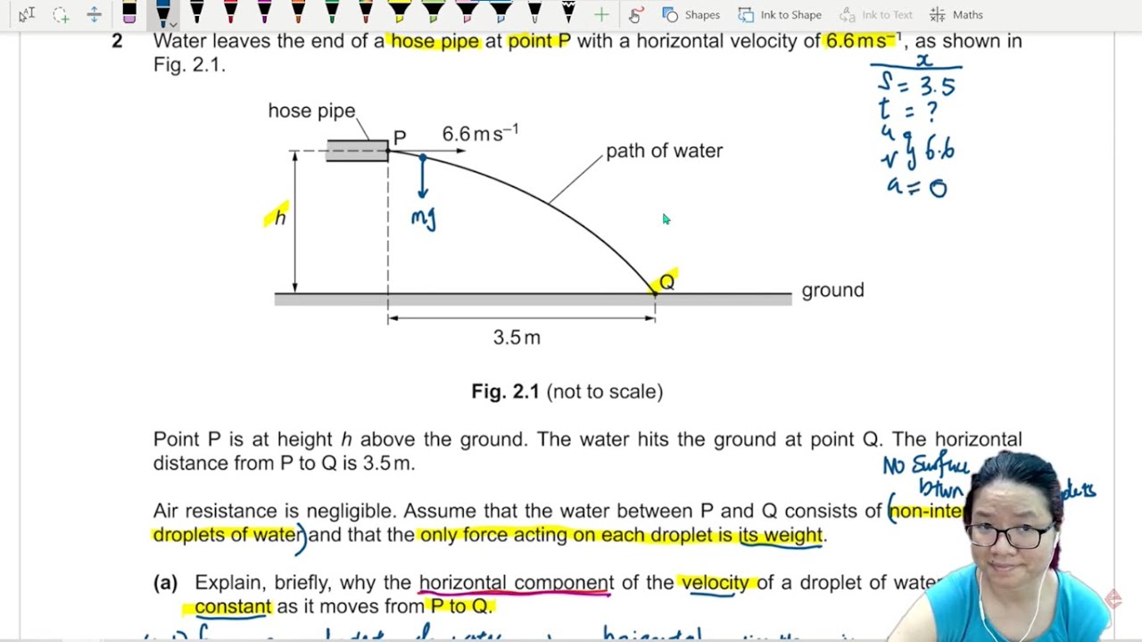 FM22 P22 Q2 Water Stream Projectile | Feb/March 2022 | Cambridge A ...