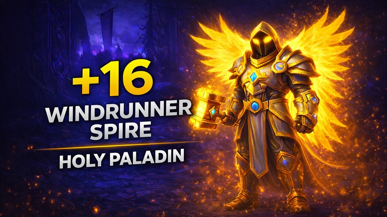 +16 Windrunner Spire | LIGHTSMITH Holy Paladin POV - YouTube
