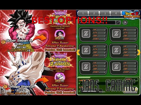 GOOD OPTIONS!! HOW TO BEAT THE NEW STR SSJ4 GOKU & STR OMEGA SHENRON ...