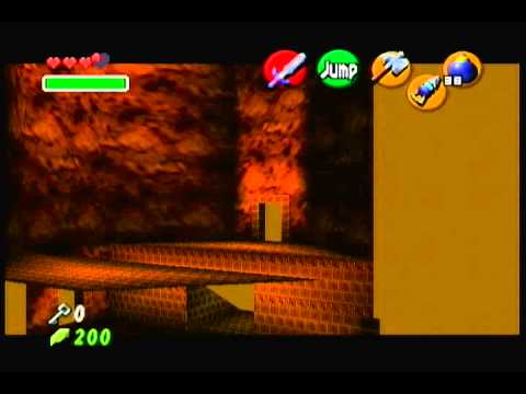 OoT: Fire Temple Boss Key Skip (Superslide) - YouTube