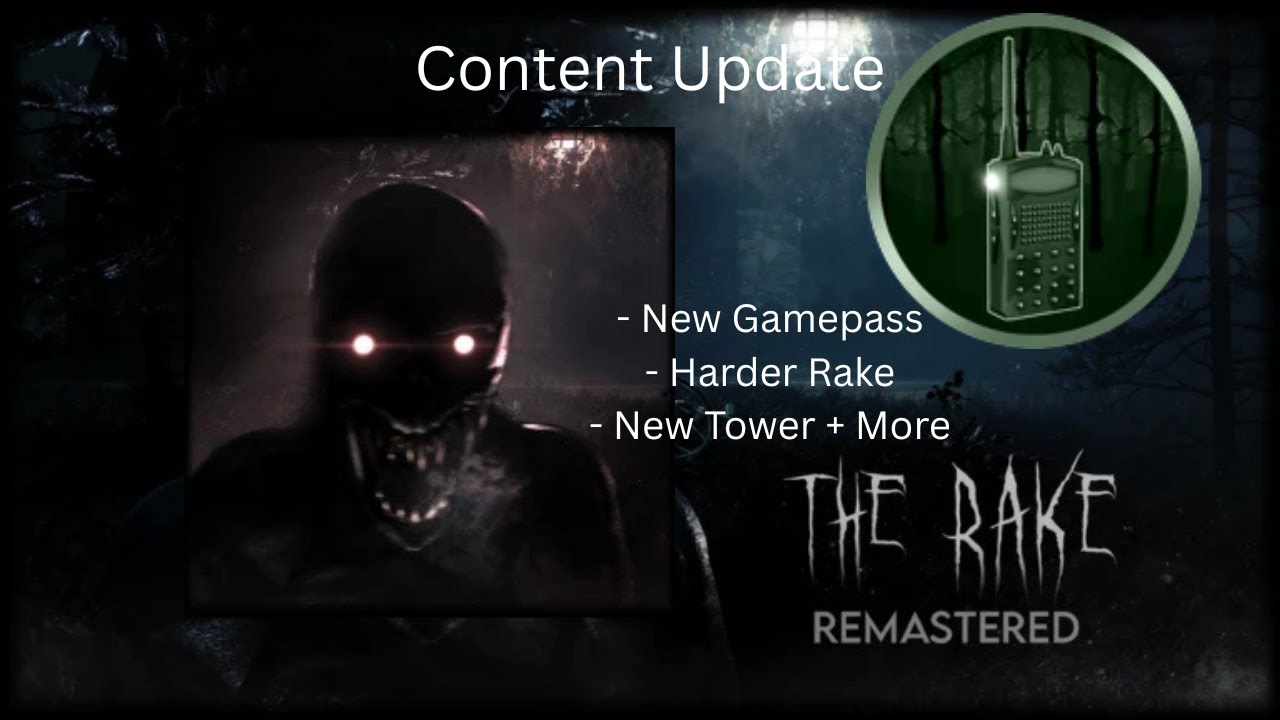 Roblox | The Rake Remastered | EVERYTHING IN THE NEW CONTENT UPDATE ...