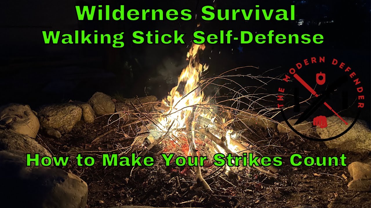 Wilderness Survival: How to Fight with a Walking Stick. Make Your ...