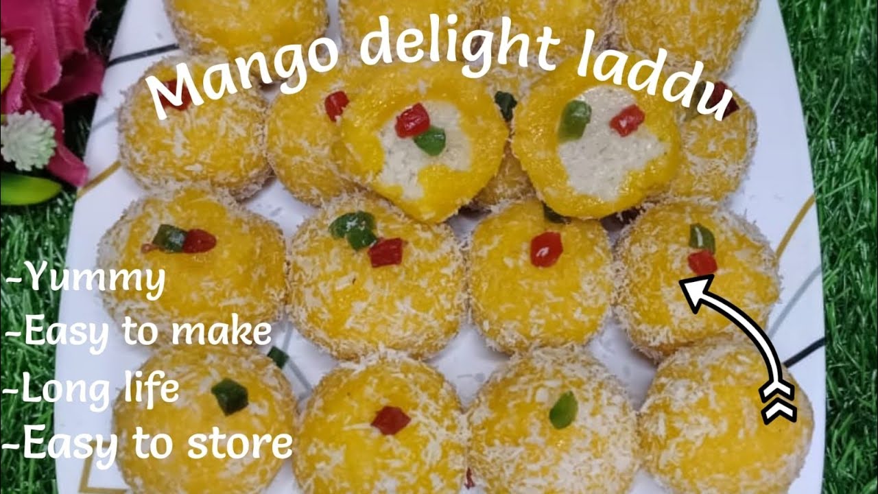 सिर्फ एक आम से बनाइए ढेर सारे आम के लडडू। A Very unique sweet from ...