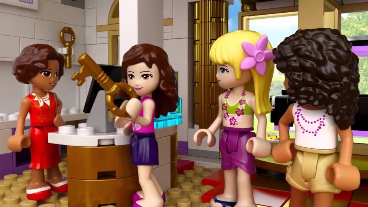 LEGO FRIENDS - HEARTLAKE GRAND HOTEL 41101 Review - YouTube