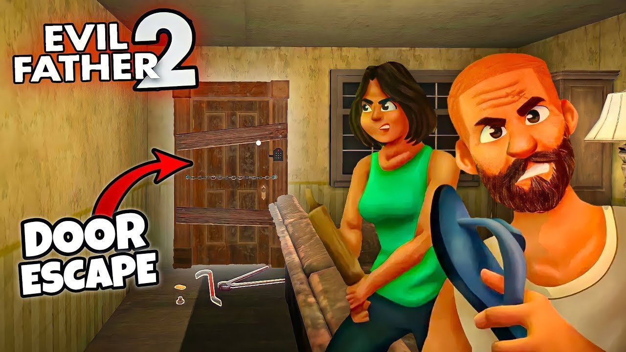 Evil Father 2 - New Horror Game Fullgameplay | ye Papa ji kam tha ab ...