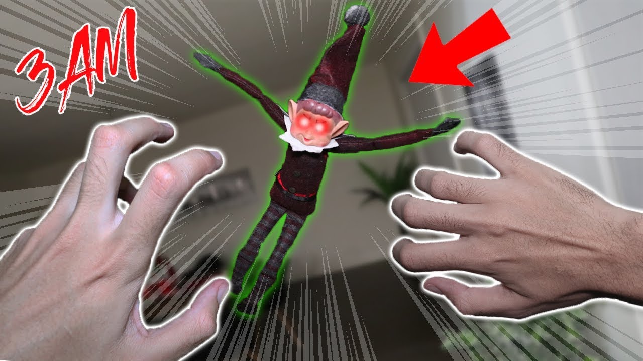 *IT'S BACK* I GOT ATTACKED BY ELF ON THE SHELF AT 3 AM!! (I CUT IT OPEN ...
