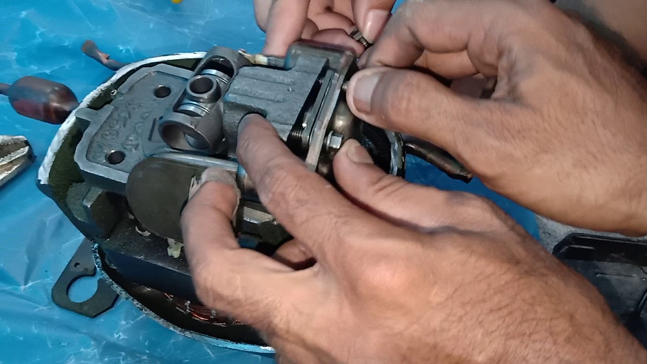 Inside freezer compressor | inside compressor refrigerator - YouTube