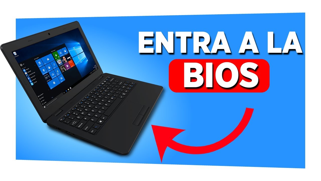 como entrar a la BIOS desde el escritorio de laptop o pc - YouTube