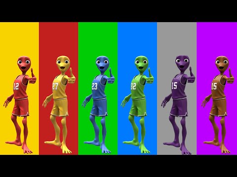 Wrong Heads DAME TU COSITA and PATILA Alien Green El Chombo Dance CHALLENGE 1231225