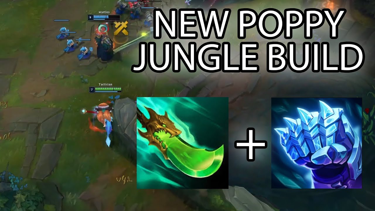 1V9 Poppy Jungle Build! - League Of Legends - YouTube