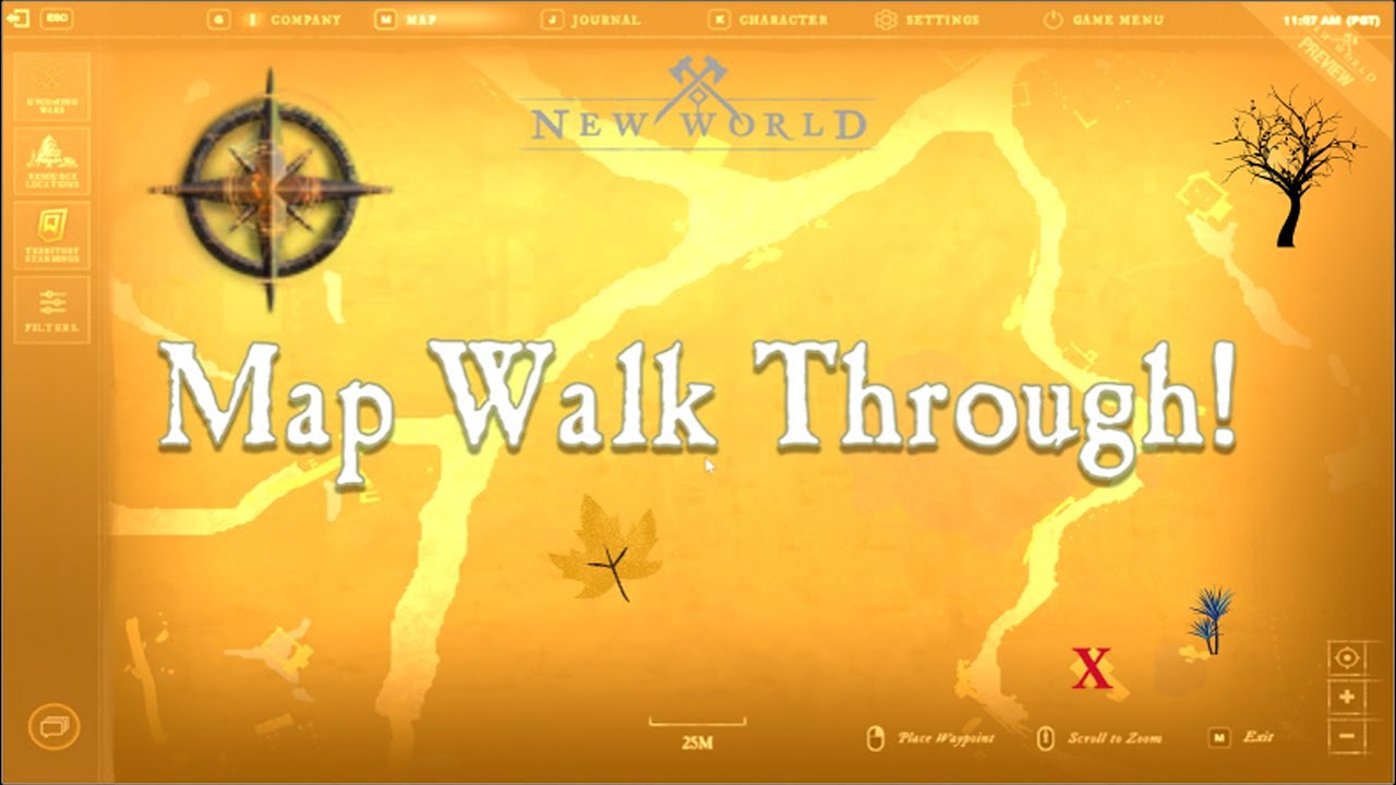 In Depth Overview of the Map in Amazon's New World - YouTube