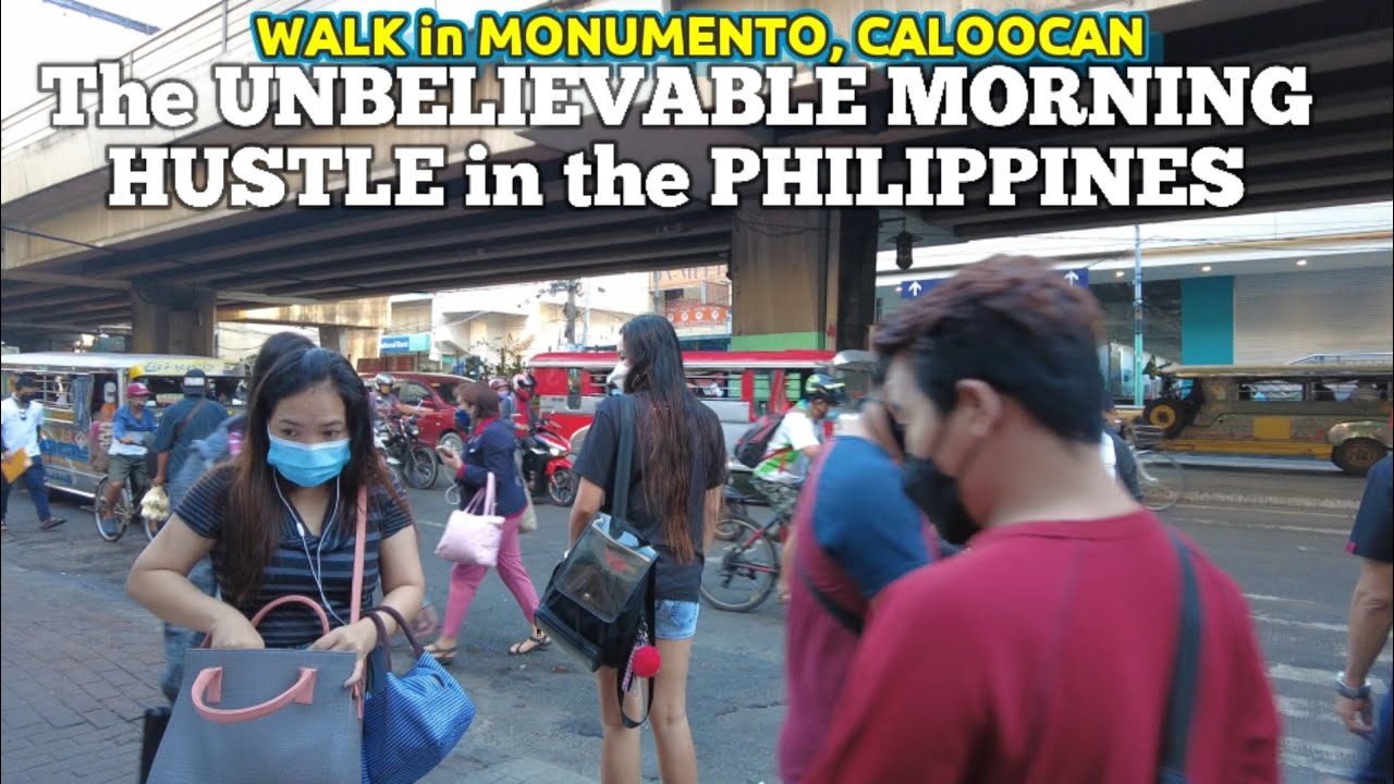 Walk at MONUMENTO, Caloocan, PHILIPPINES | Morning RUSH in the ...