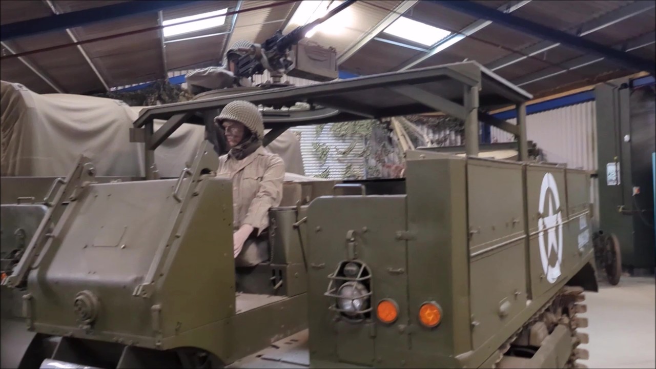 M5 High Speed Tractor, close up at the Armourgeddon Tank Museum - YouTube