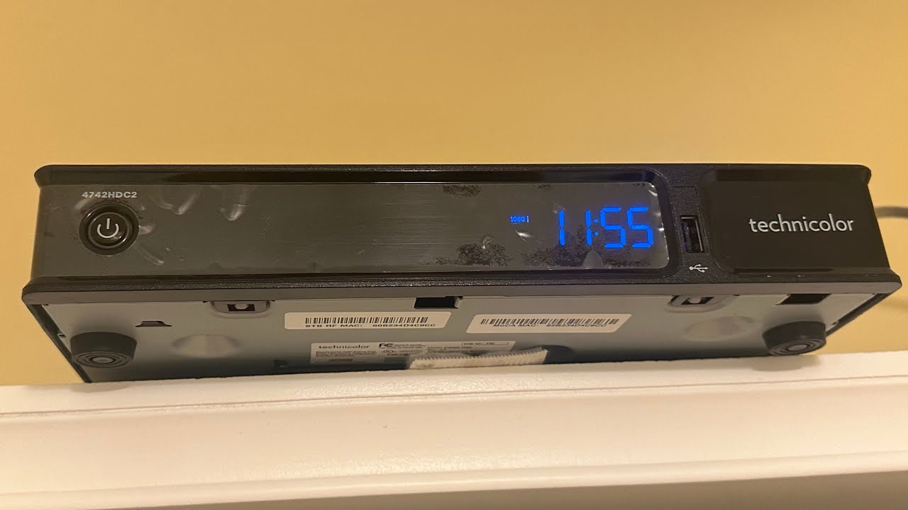 Technicolor [Spectrum] Receiver Box in The Bedroom 2 of 3 - YouTube